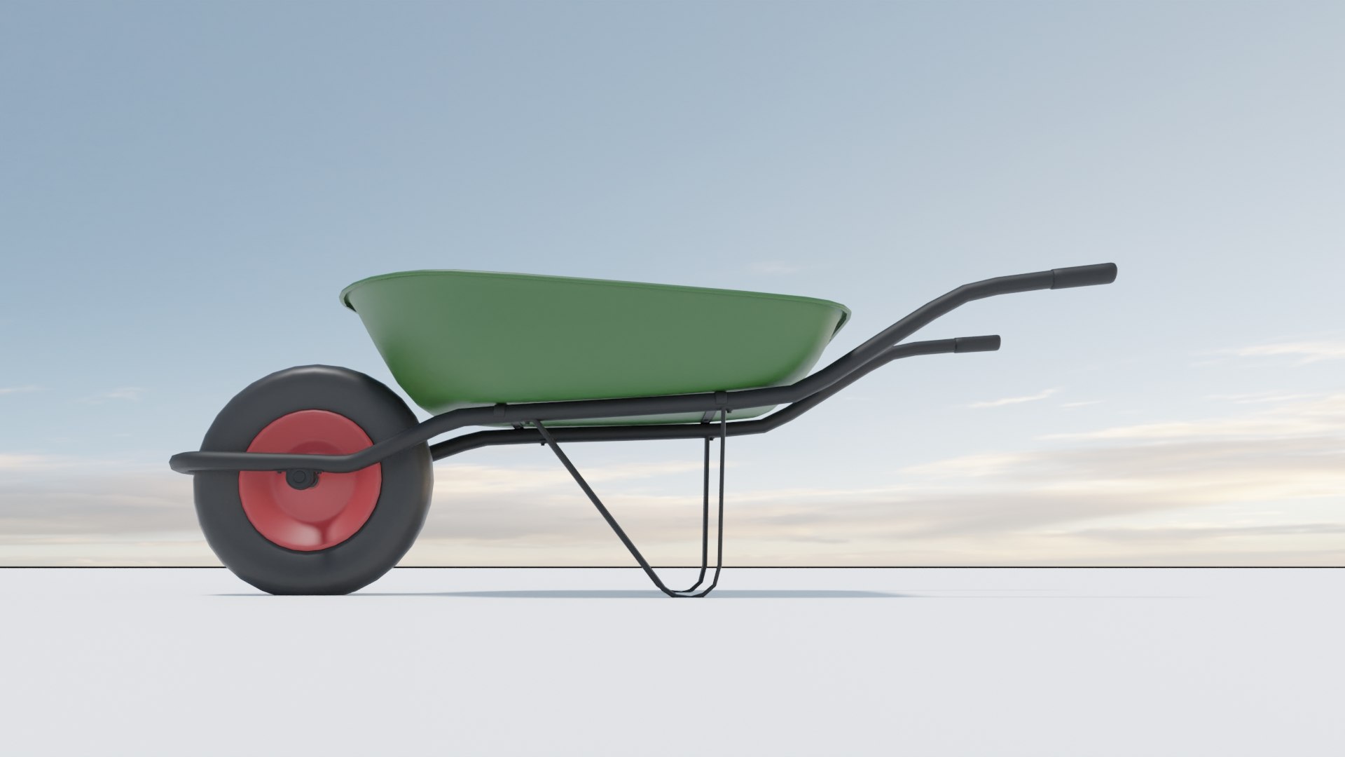 3D Model Wheel Barrow Model 3D - TurboSquid 2253025