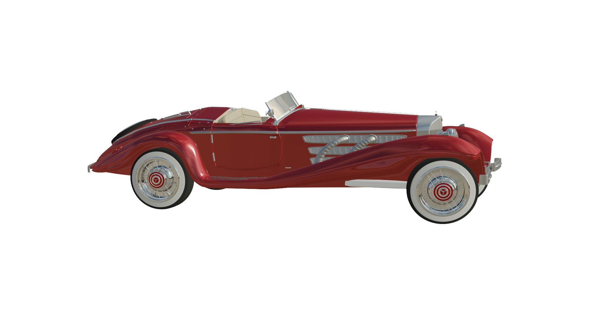 Mercedes 540k model - TurboSquid 1874297