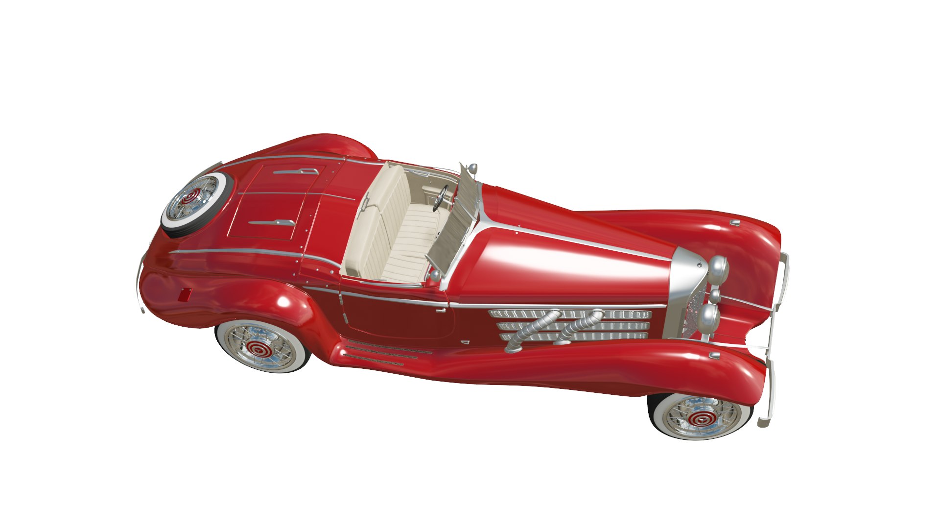 Mercedes 540k model - TurboSquid 1874297