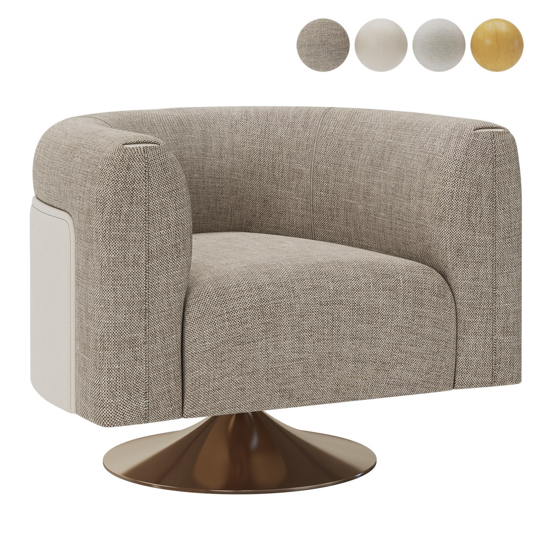 Turri SOUL Armchair Model - TurboSquid 2125811