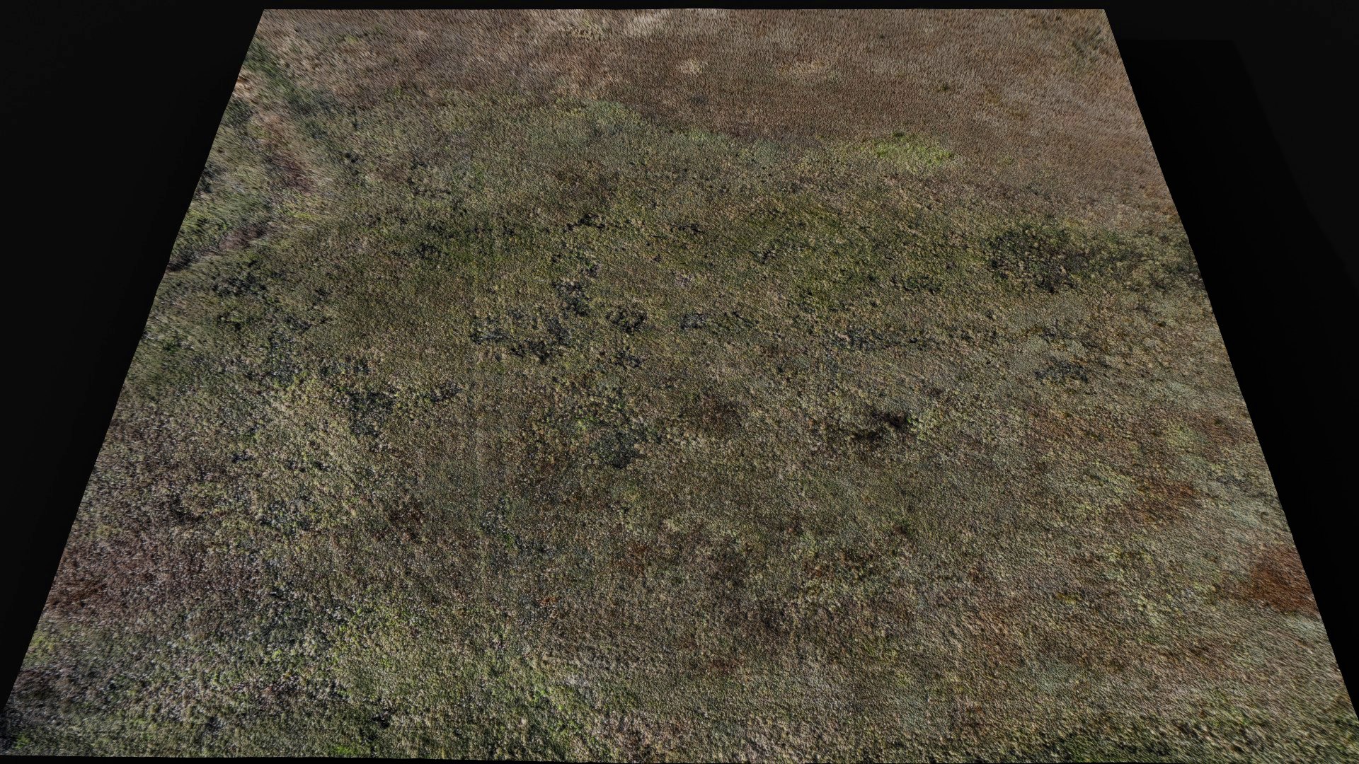 Landscape Grass Field Large Area 150m Part6 Drone Scan 3D Model ...