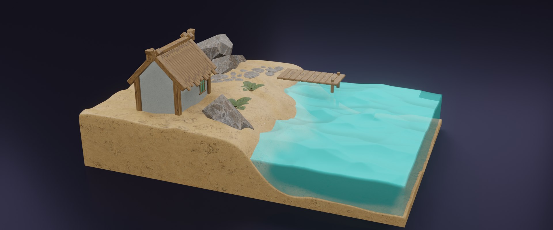 3D House By The Sea - TurboSquid 1965538