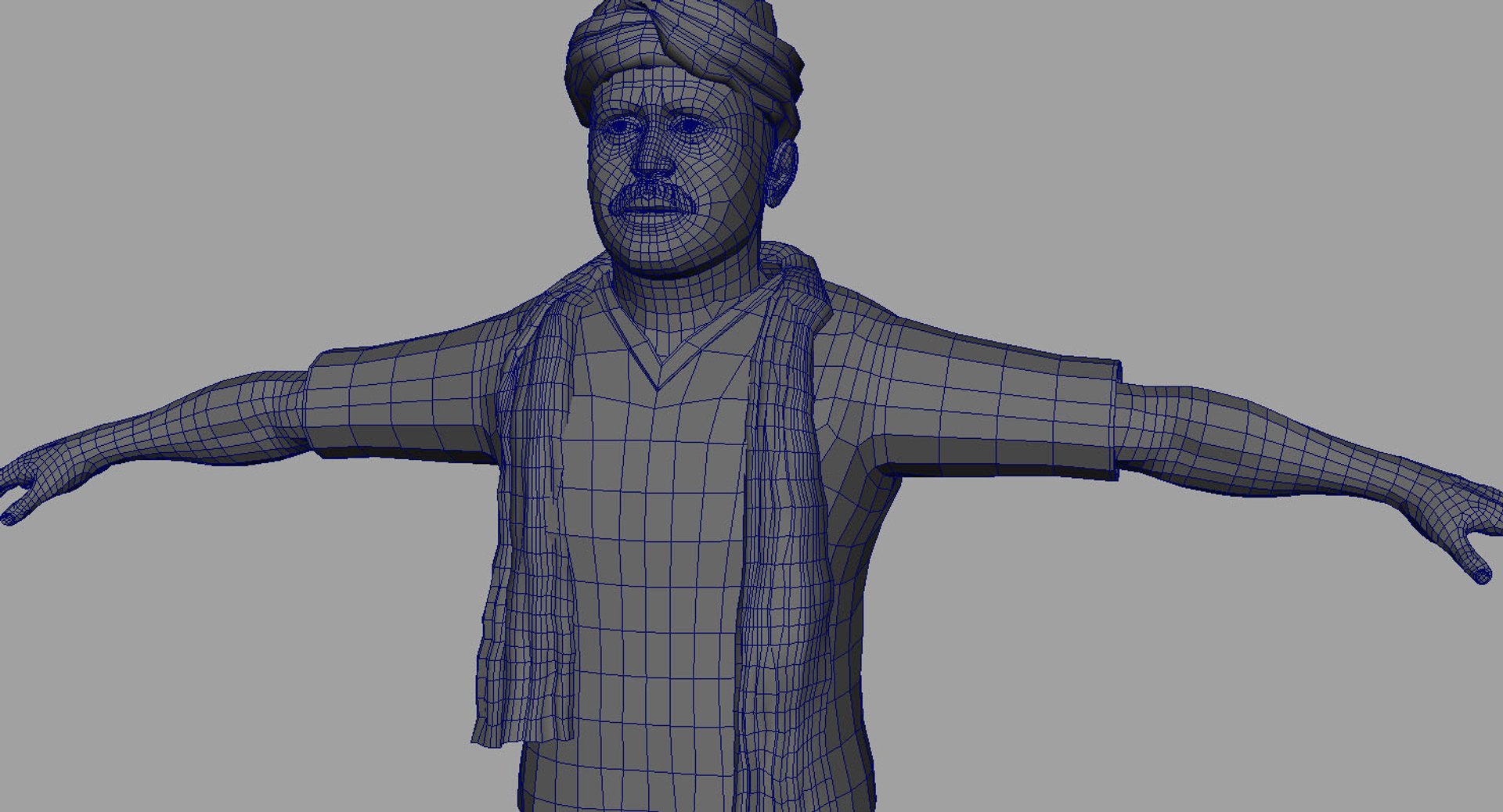 Old Man Farmer 3D Model - TurboSquid 1537793