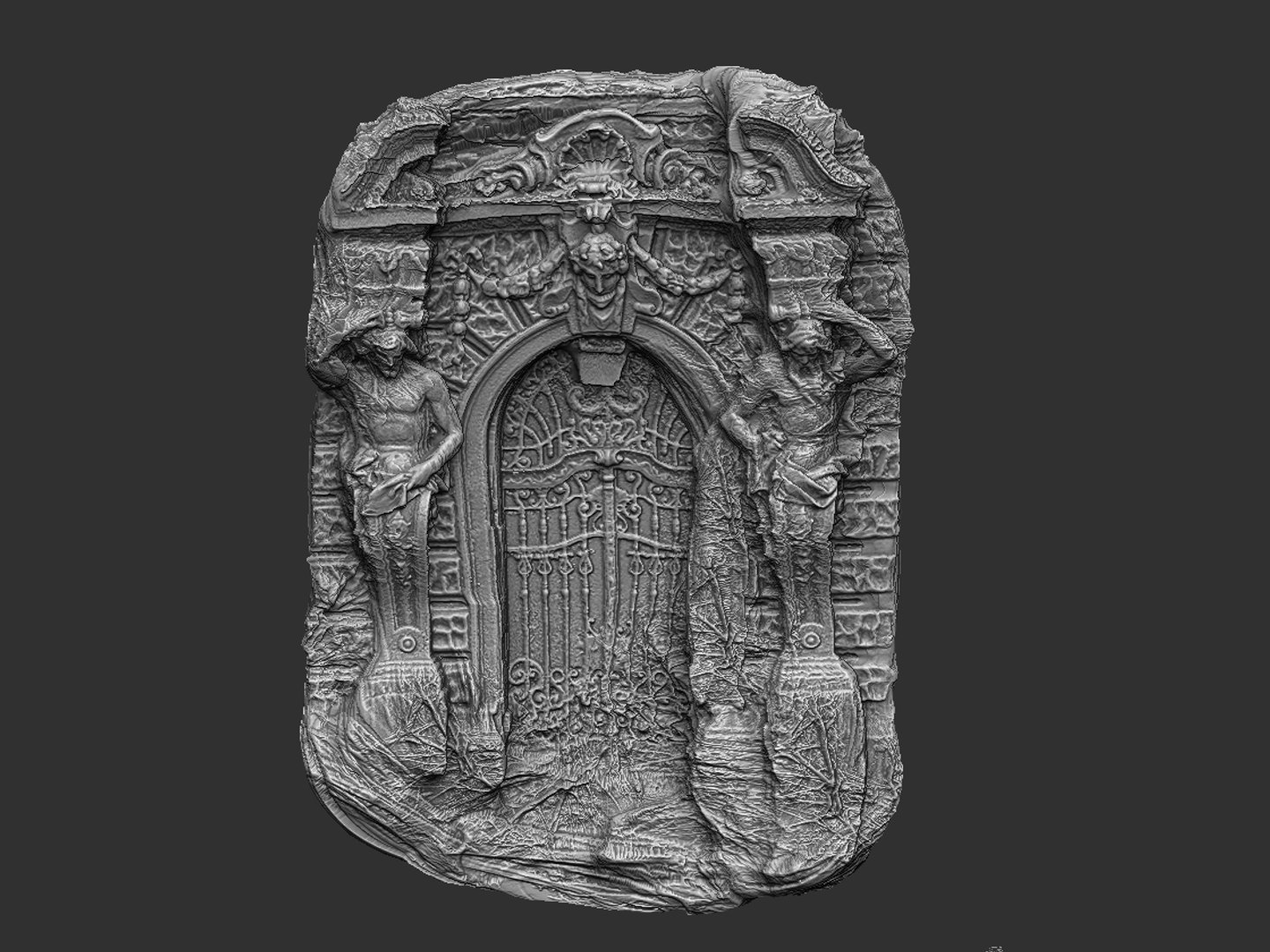 3d Hell Gate Model