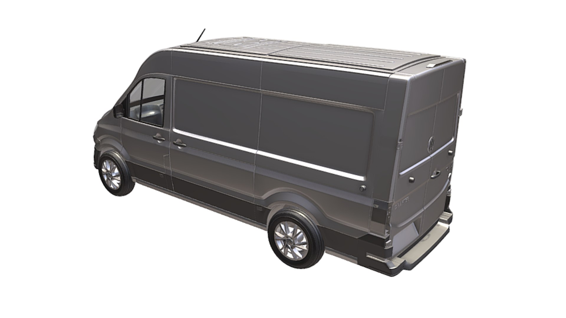 Van - Volkswagen Crafter 3D - TurboSquid 2149833