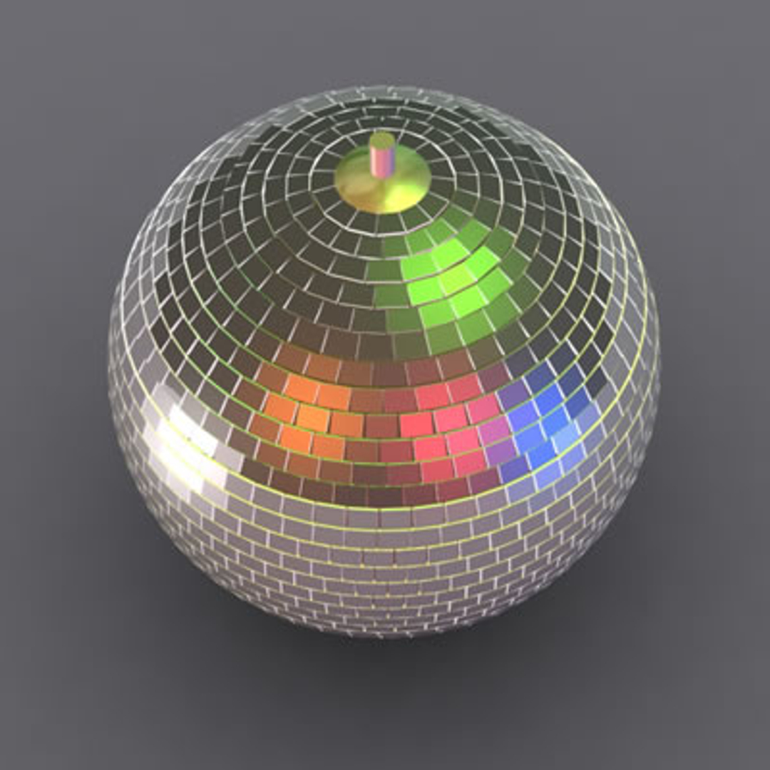 disco ball 3d model