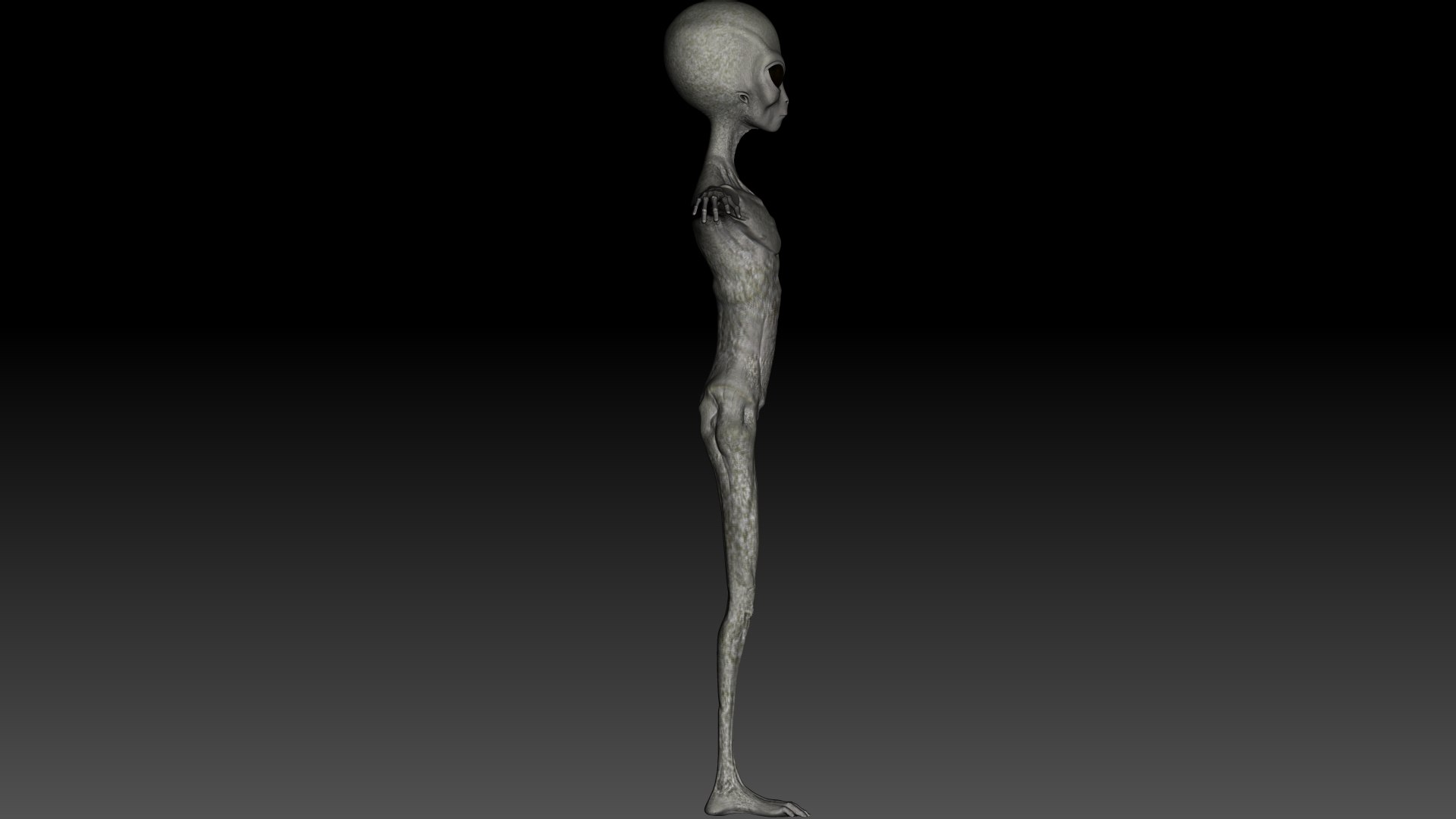 3D Tall Alien - TurboSquid 2220382
