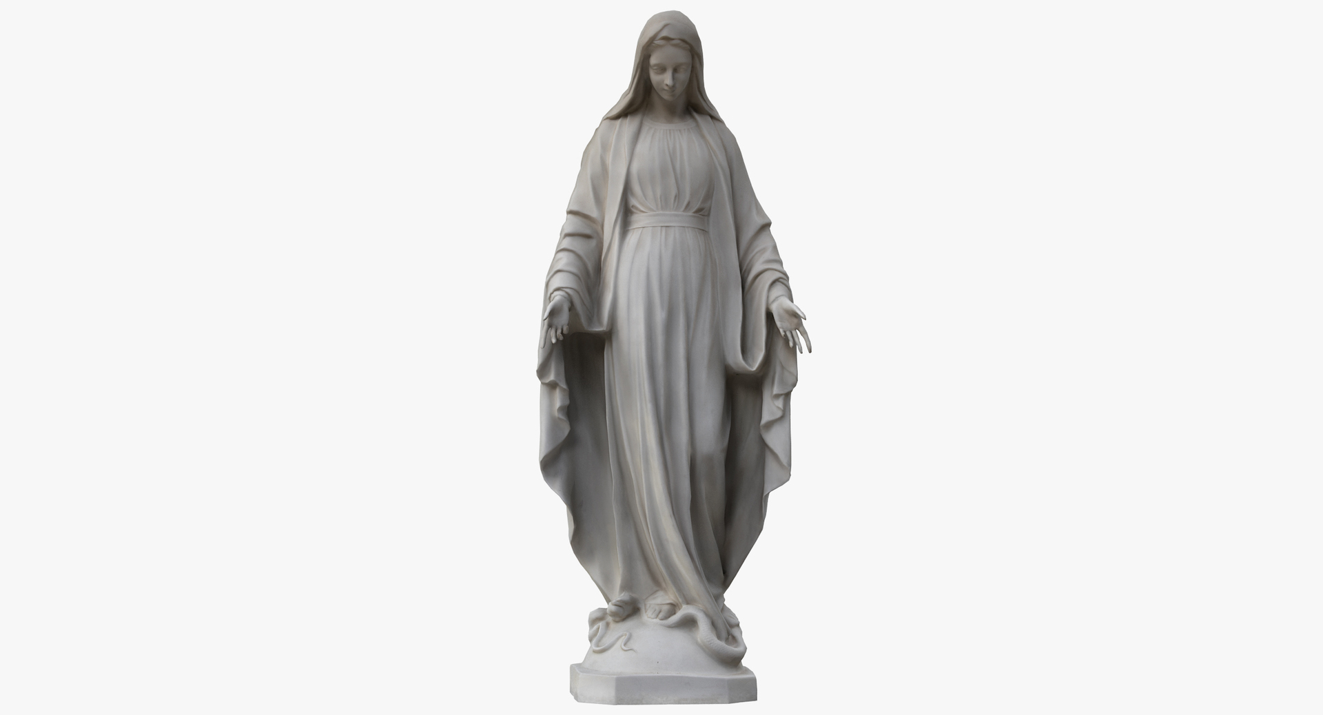 Virgin mary statue 3D - TurboSquid 1451032