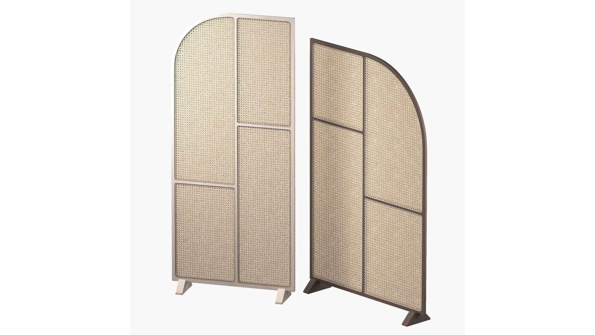 3D Room Dividers - Rattan Interior Partitions Screen Model - TurboSquid ...