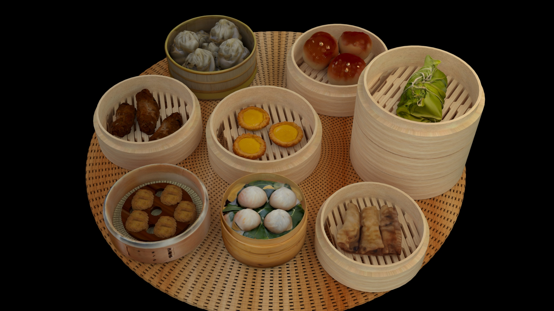 3D Model Chinese Dim Sum - TurboSquid 2289781