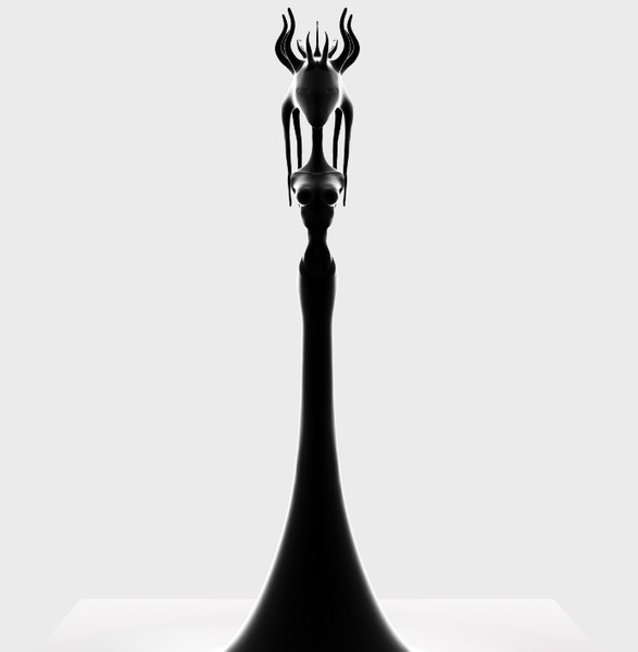 inamorta statue 3d model