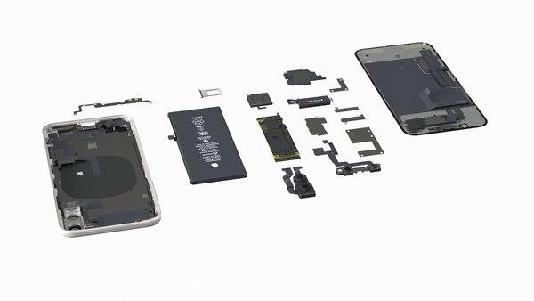 Iphone 11 fully disassembled 3D - TurboSquid 1647020