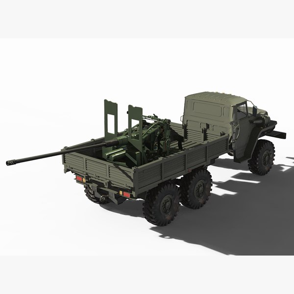 URAL-AZP-S60 57mm Model 3D - TurboSquid 2145426