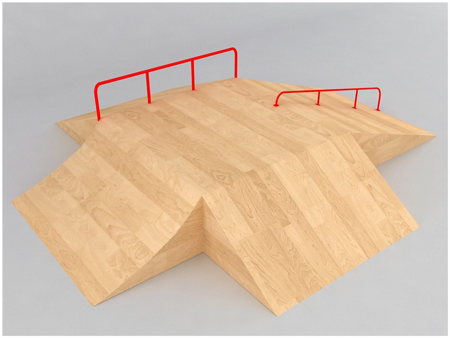 Skate Ramps 3d Model