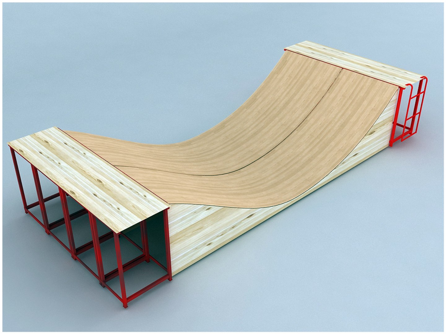 Skate Ramps 3d Model