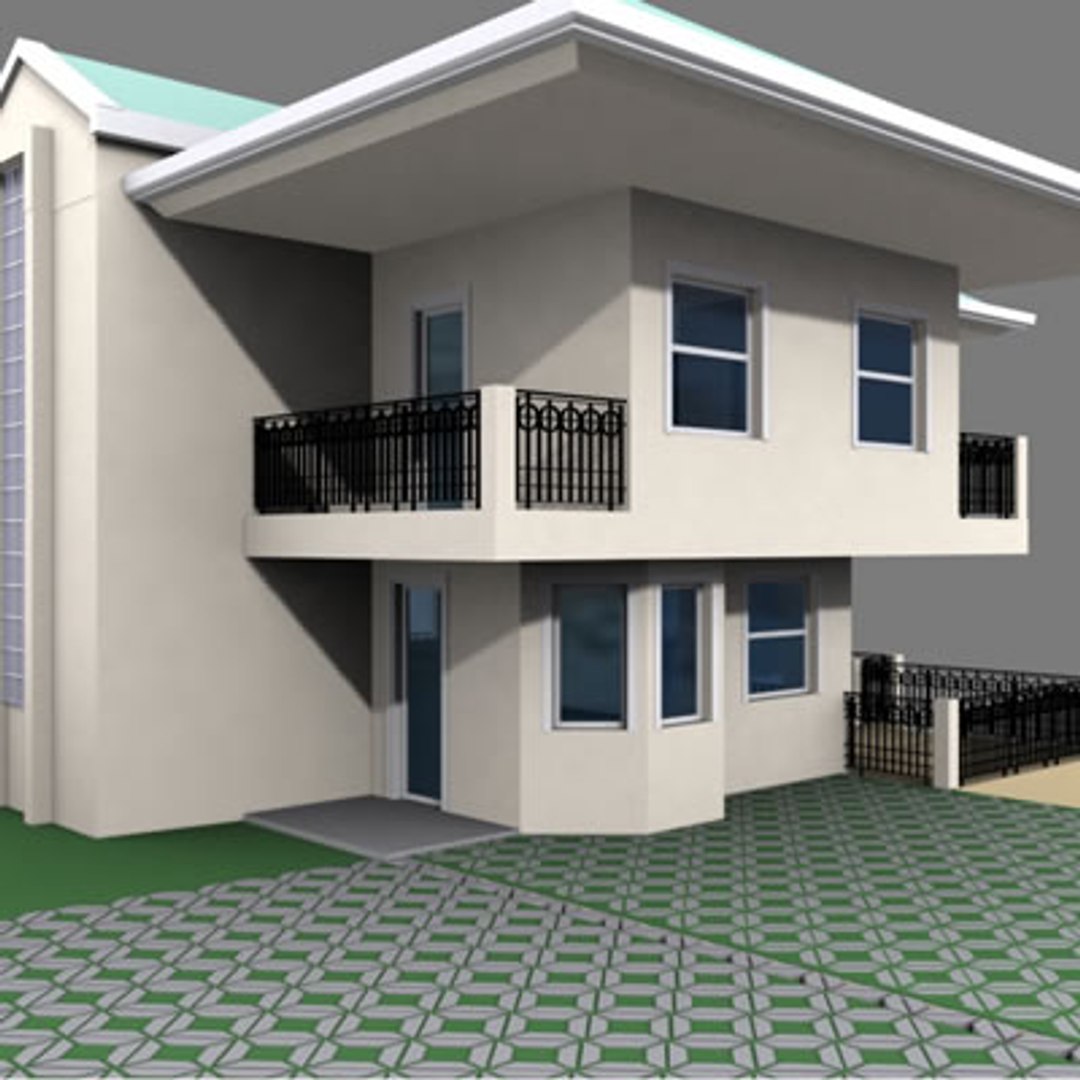 Maya Exterior Building House