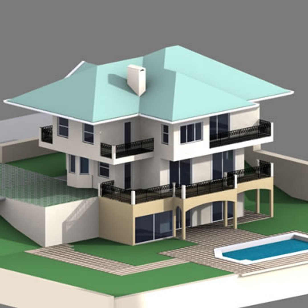 Maya Exterior Building House
