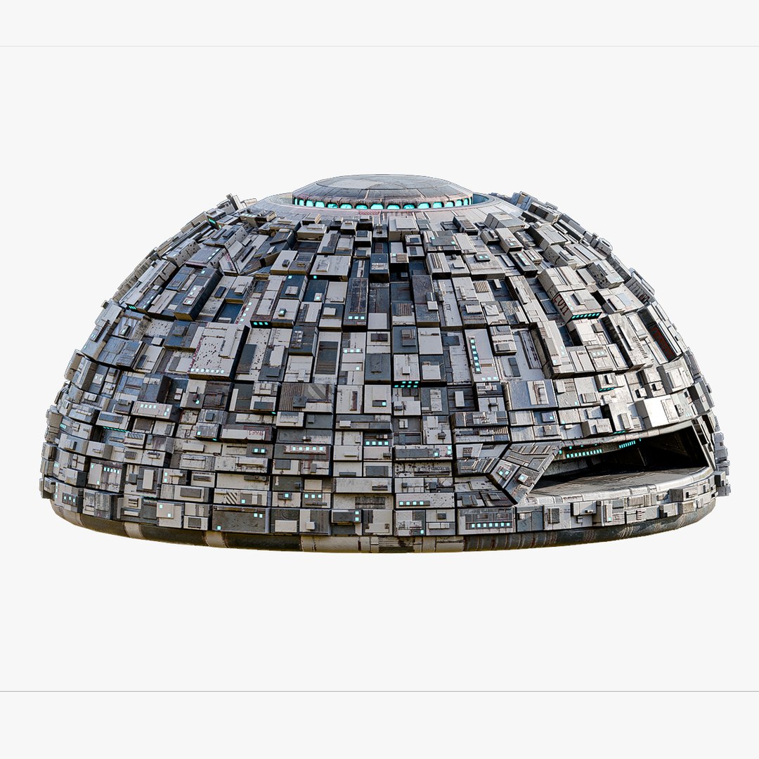 Sci-Fi Base Semisphere Sphere Hemisphere Model - TurboSquid 2072473
