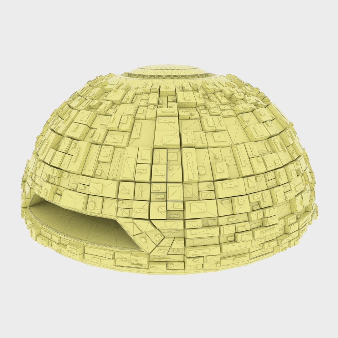 Sci-Fi Base Semisphere Sphere Hemisphere Model - TurboSquid 2072473