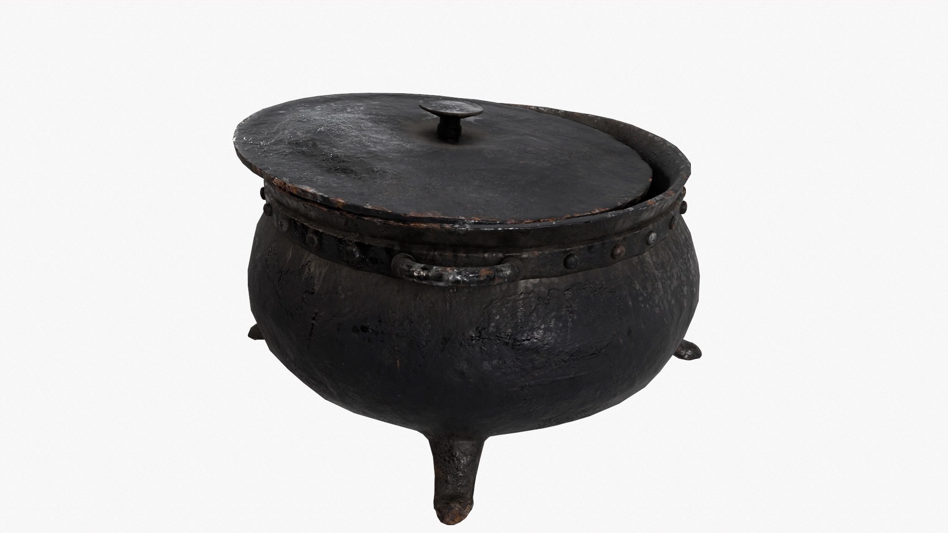 3D Model Rusty Cauldron - TurboSquid 2224439