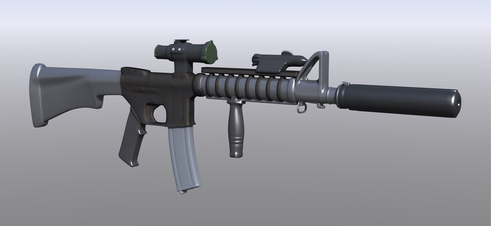 3D rifle model - TurboSquid 1374075