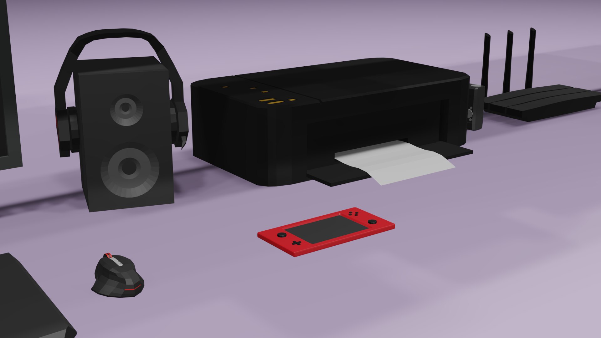 3D Low Poly Electronic Pack - TurboSquid 1742622