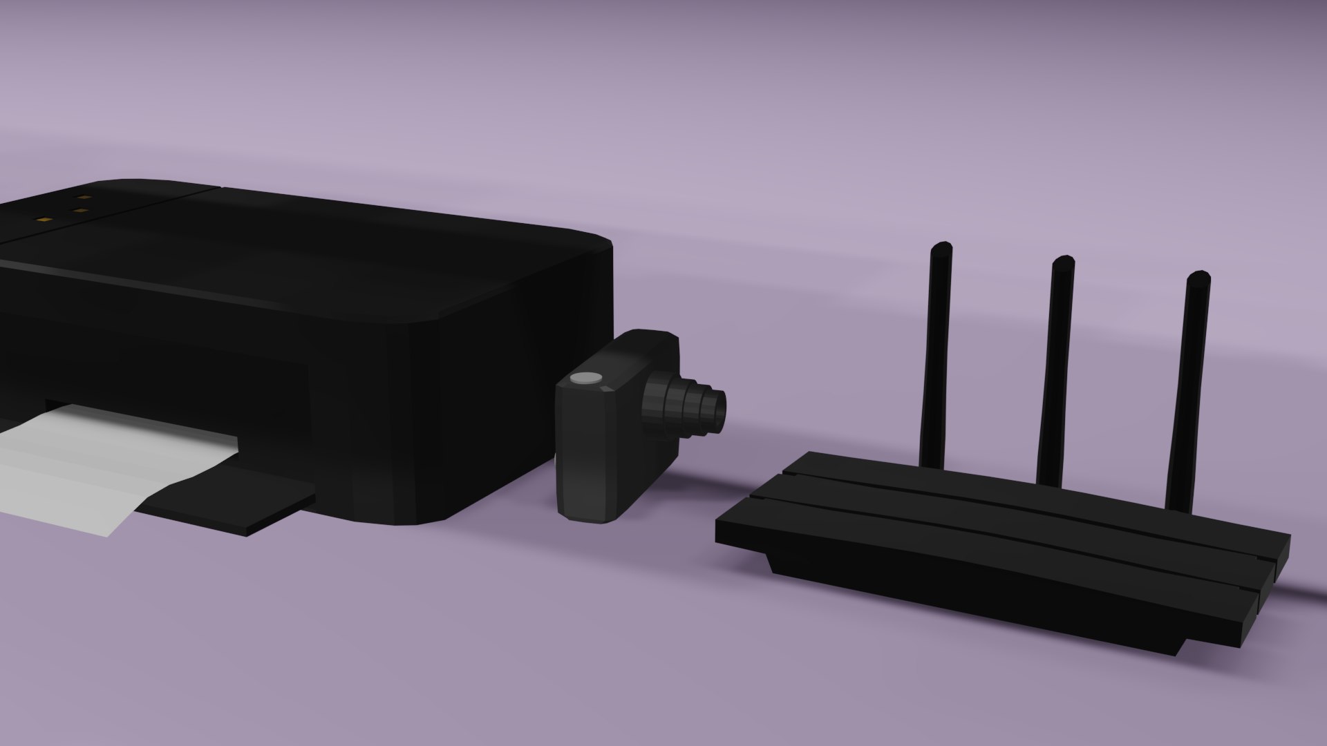 3D Low Poly Electronic Pack - TurboSquid 1742622