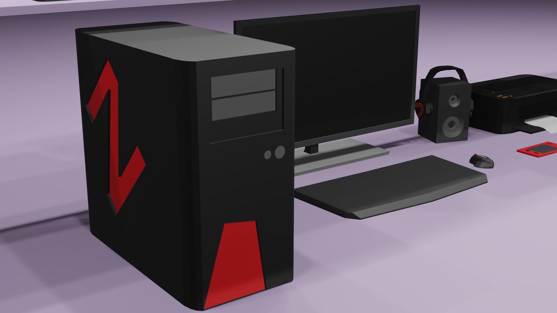 3D Low Poly Electronic Pack - TurboSquid 1742622