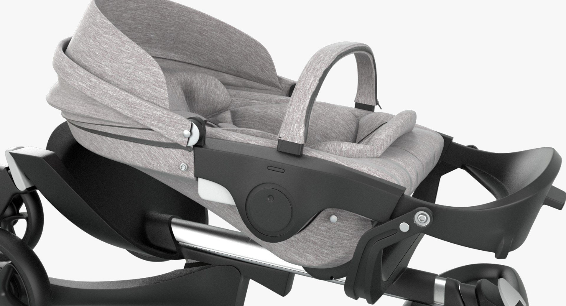 Stokke Xplory Pram Folded 3D - TurboSquid 1294248
