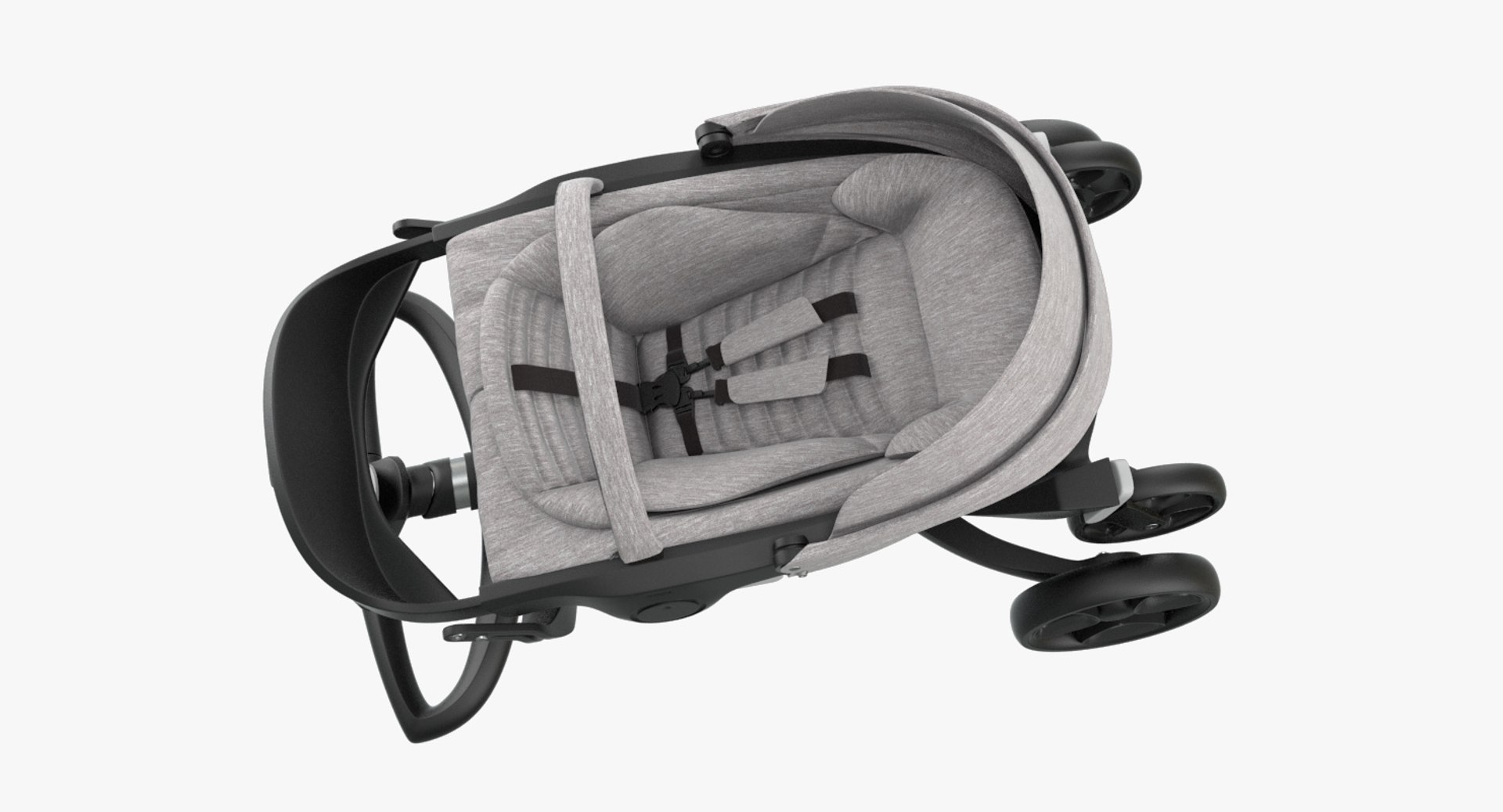 Stokke Xplory Pram Folded 3D - TurboSquid 1294248