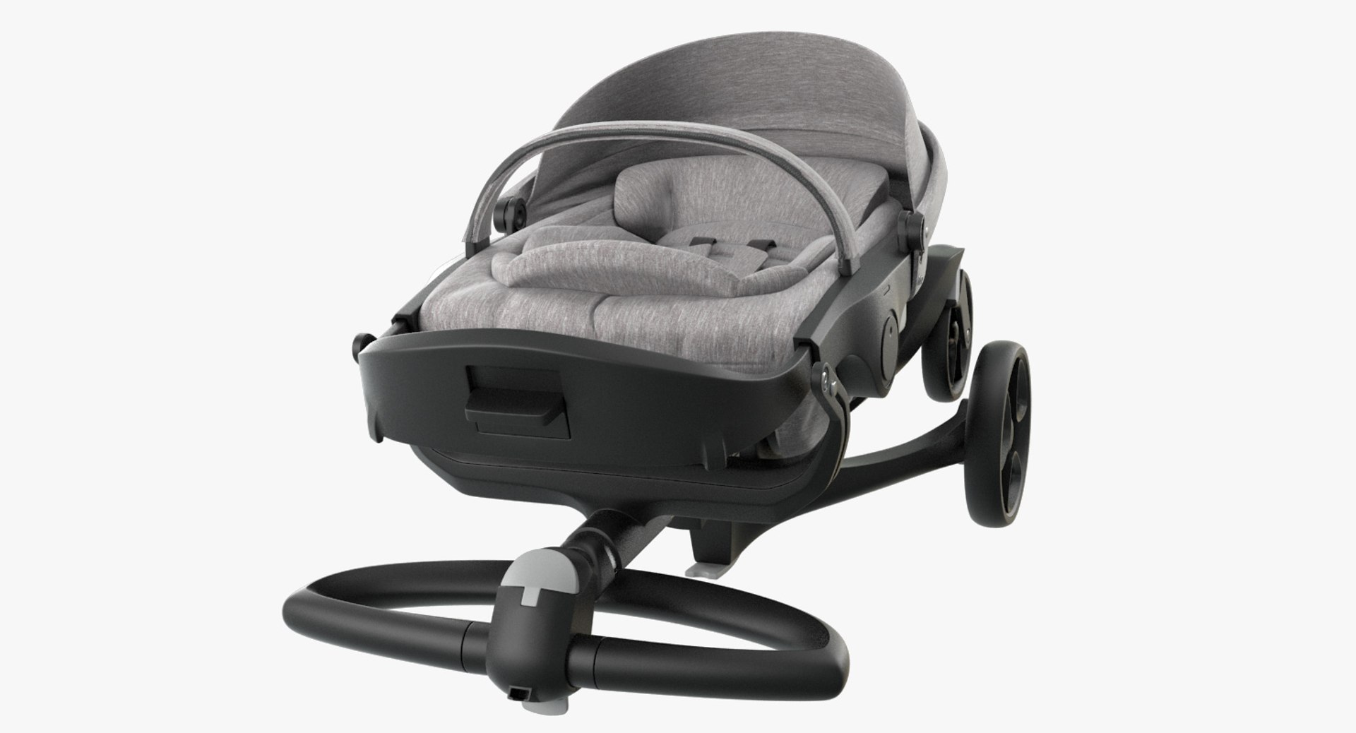 Stokke Xplory Pram Folded 3D - TurboSquid 1294248