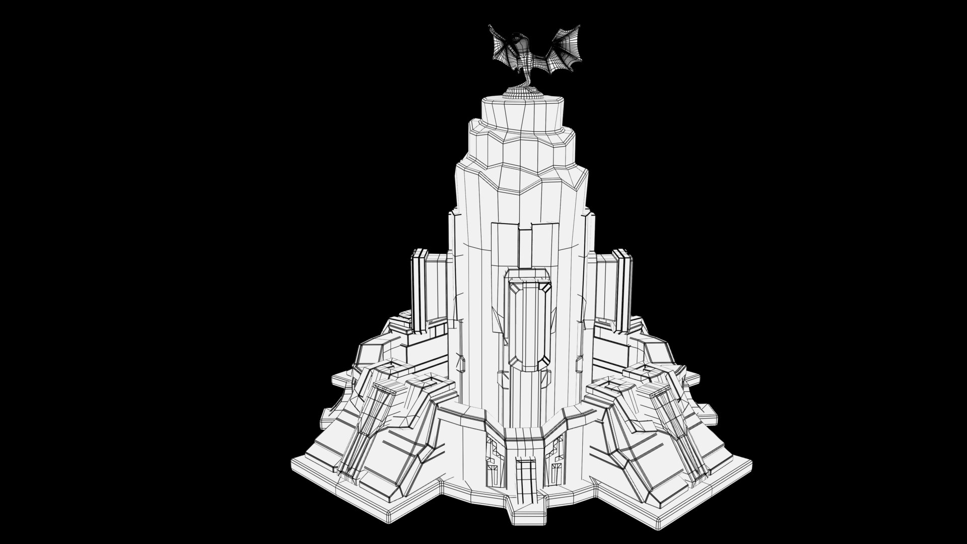 Stylized Stone Tower 3D Model - TurboSquid 1843539