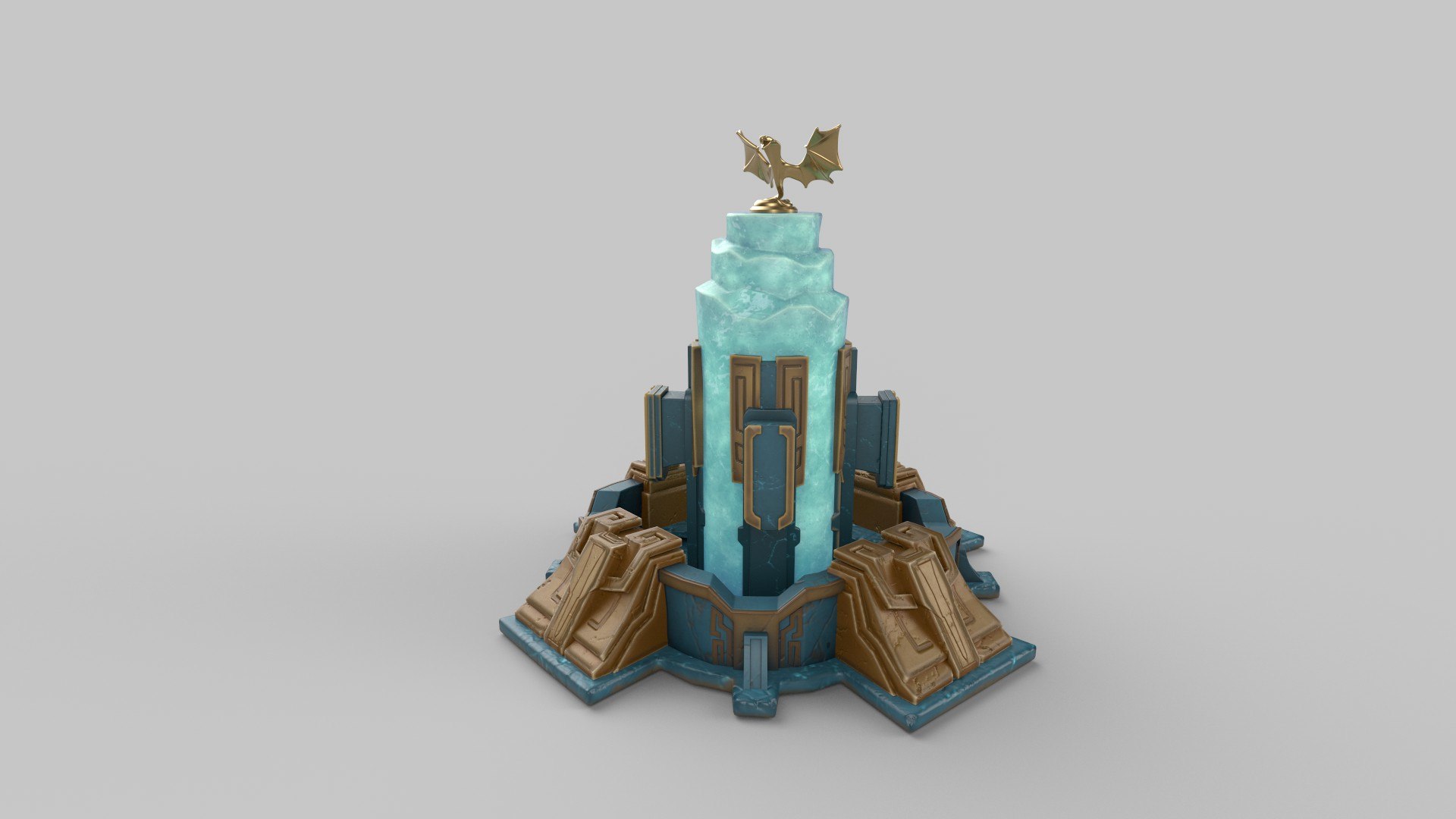 Stylized Stone Tower 3D Model - TurboSquid 1843539