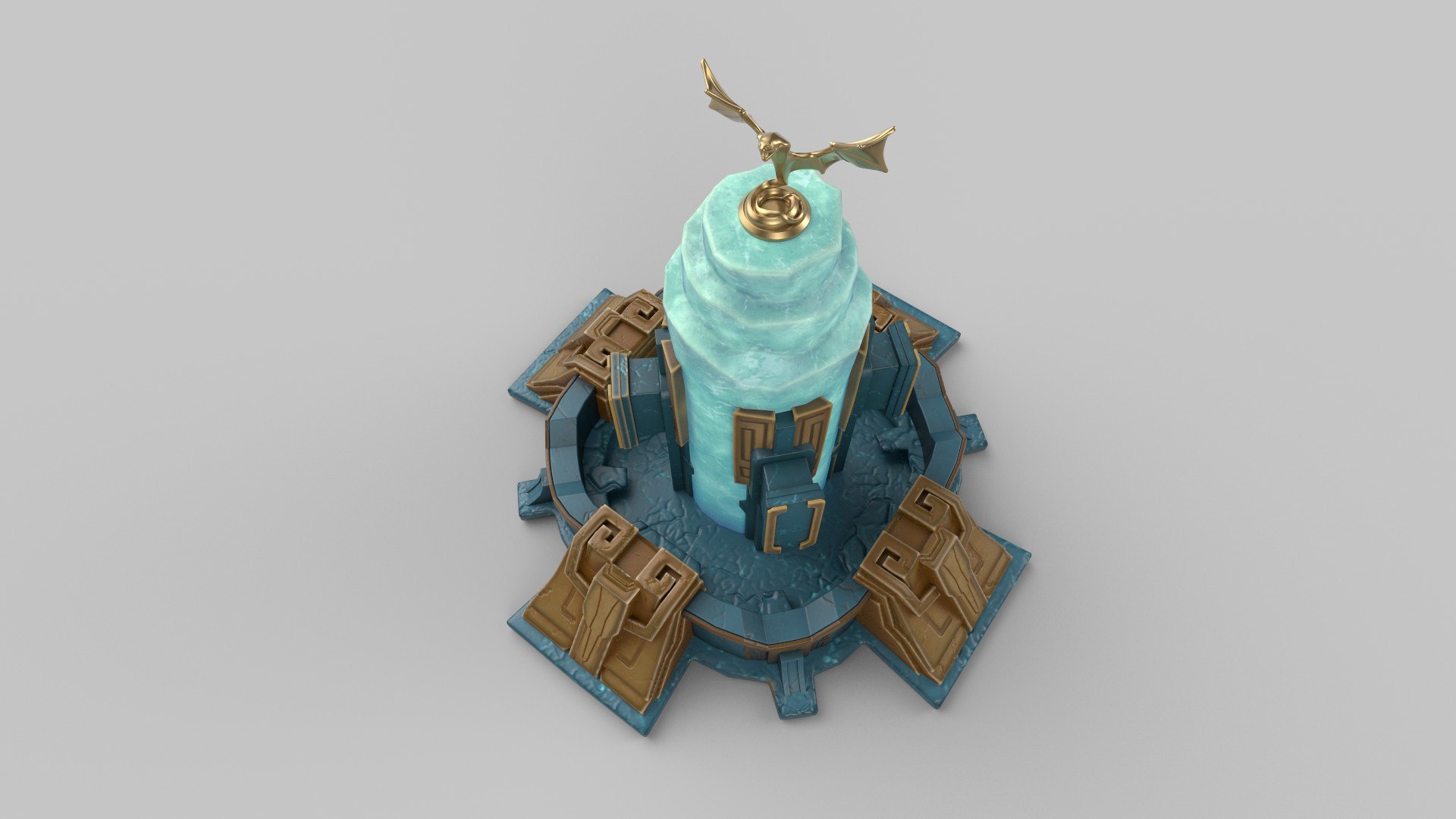 Stylized Stone Tower 3D Model - TurboSquid 1843539