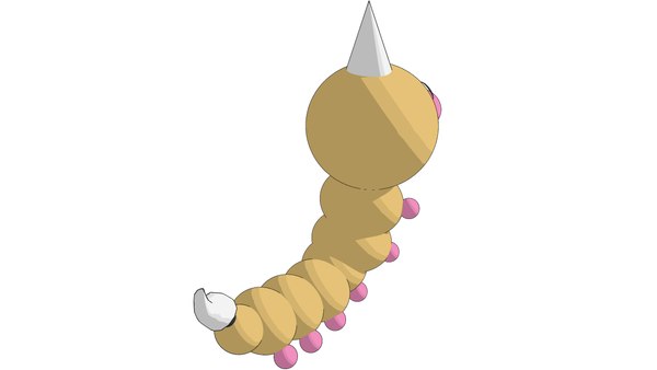3d model weedle