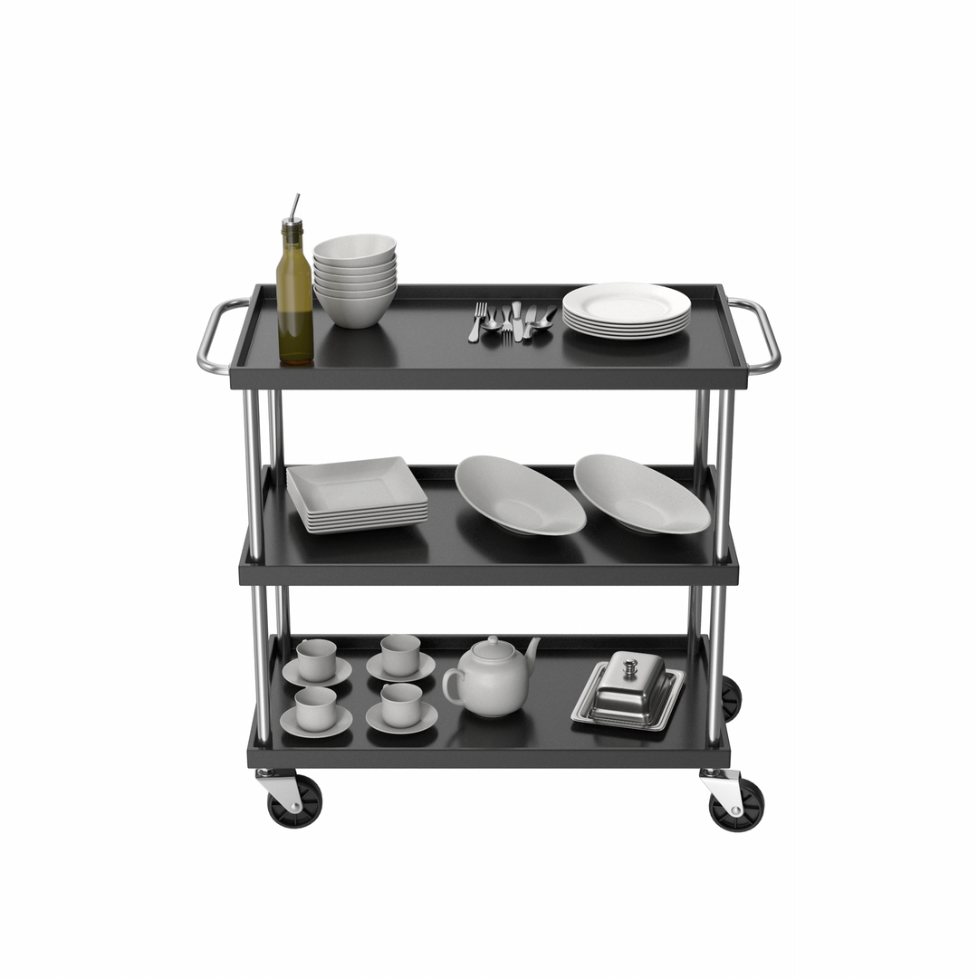 Service Trolley Set 3D Model - TurboSquid 2168082