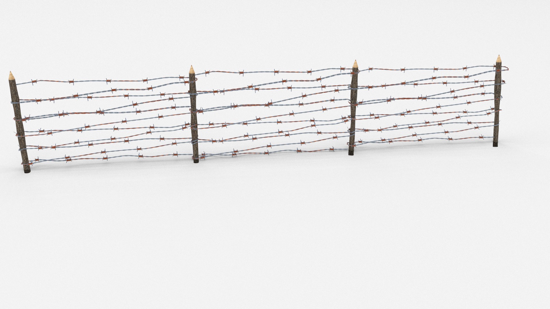 3D Barbed Wire Obstacle - TurboSquid 1155280