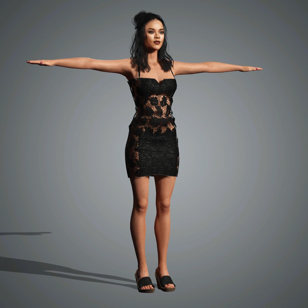 Rihanna Character 3D Model - TurboSquid 2346349