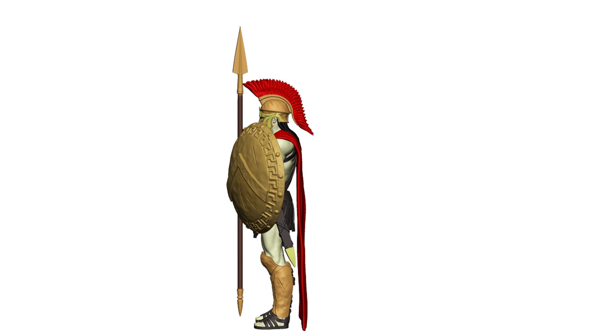 Spartan 3 Second Set Medium Spartan Army 3D - TurboSquid 2312731