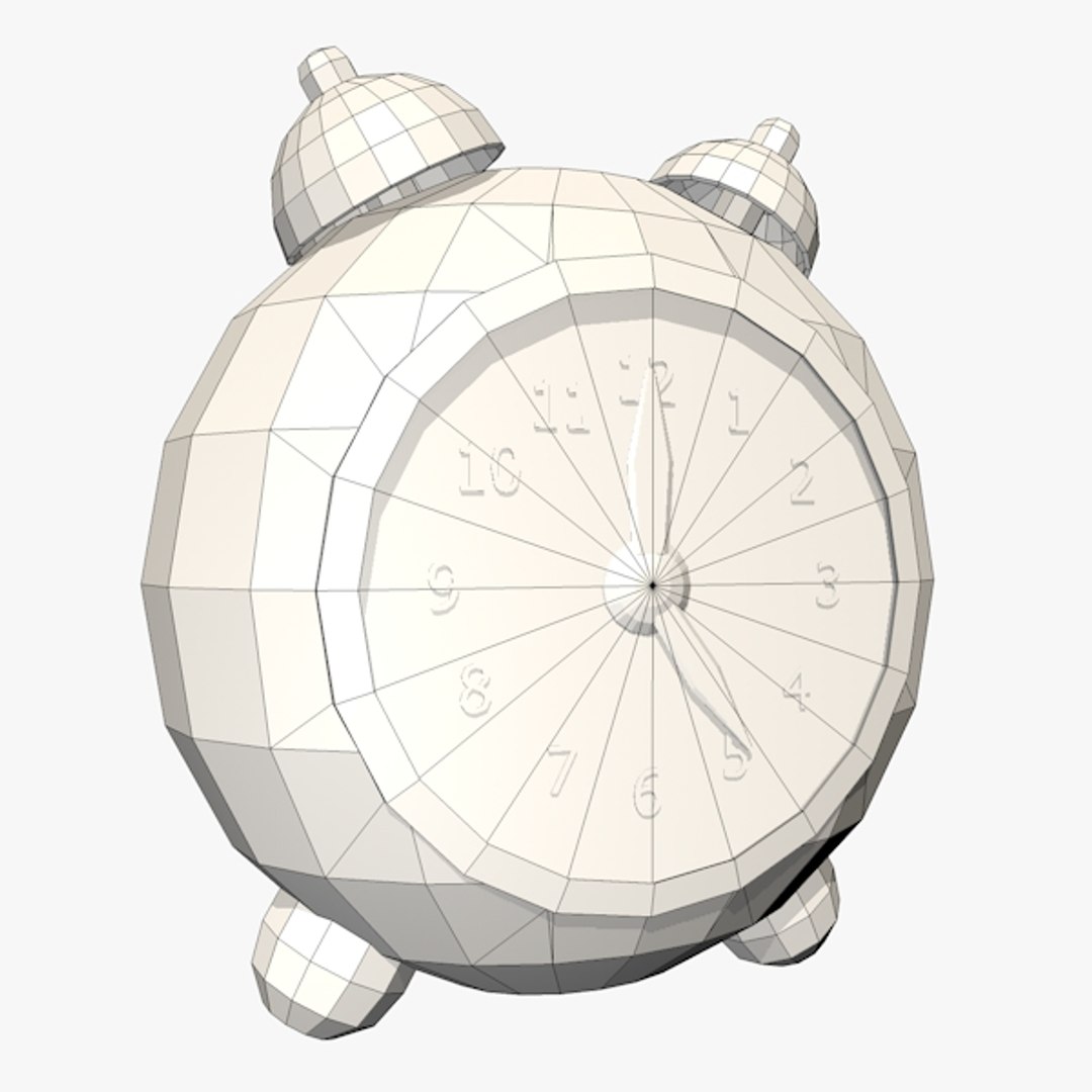 Cartoon Clock 3d C4d