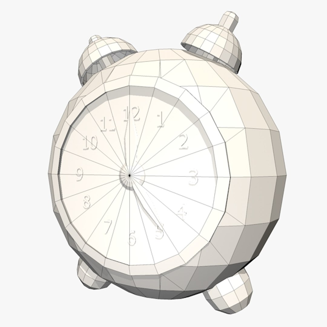 Cartoon Clock 3d C4d