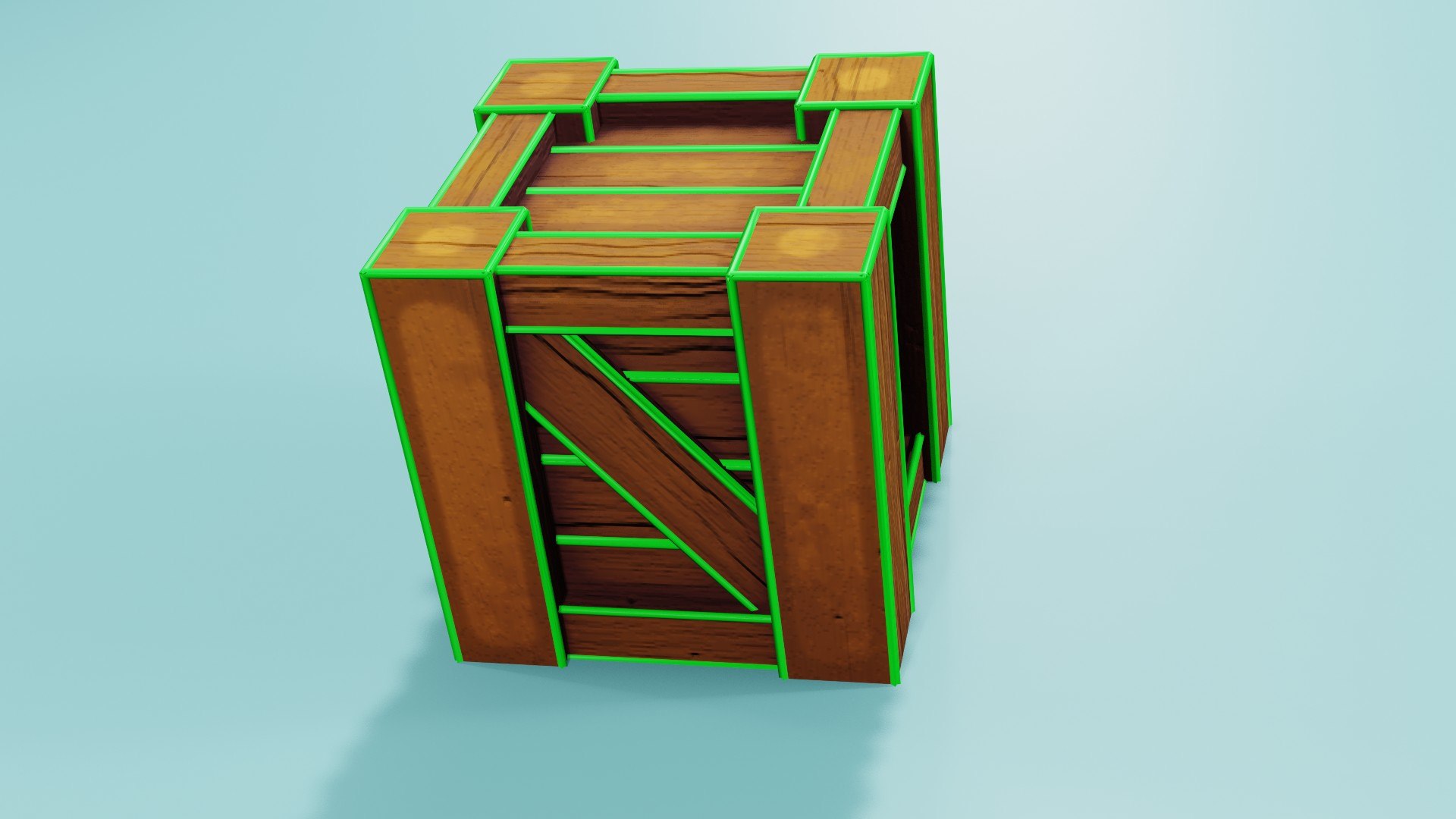 Free Stylized Box 3D Model - TurboSquid 2279155
