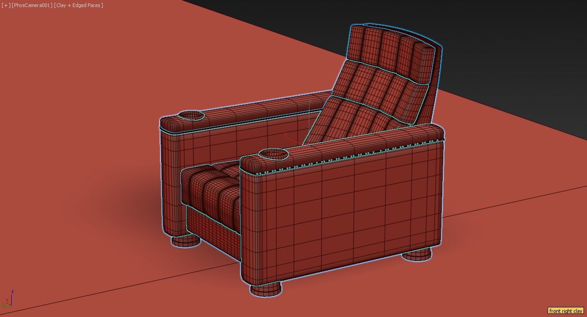 recliner 3d model