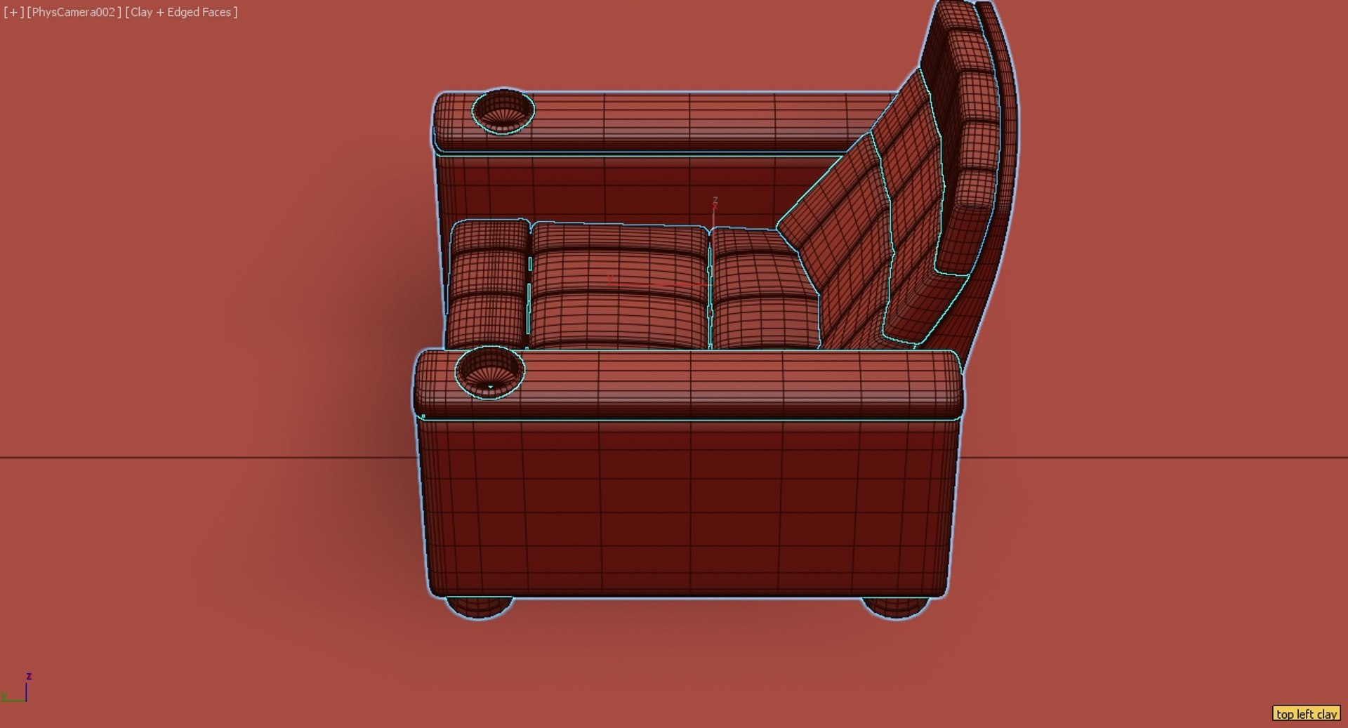 recliner 3d model