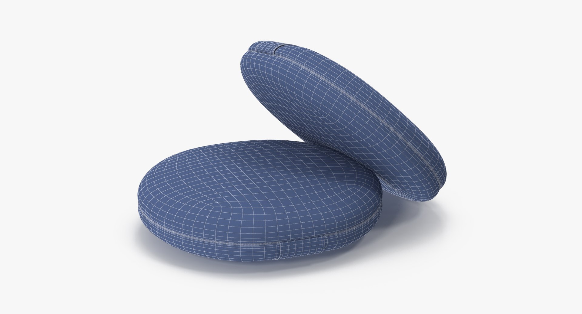 3d Powder Puff Model