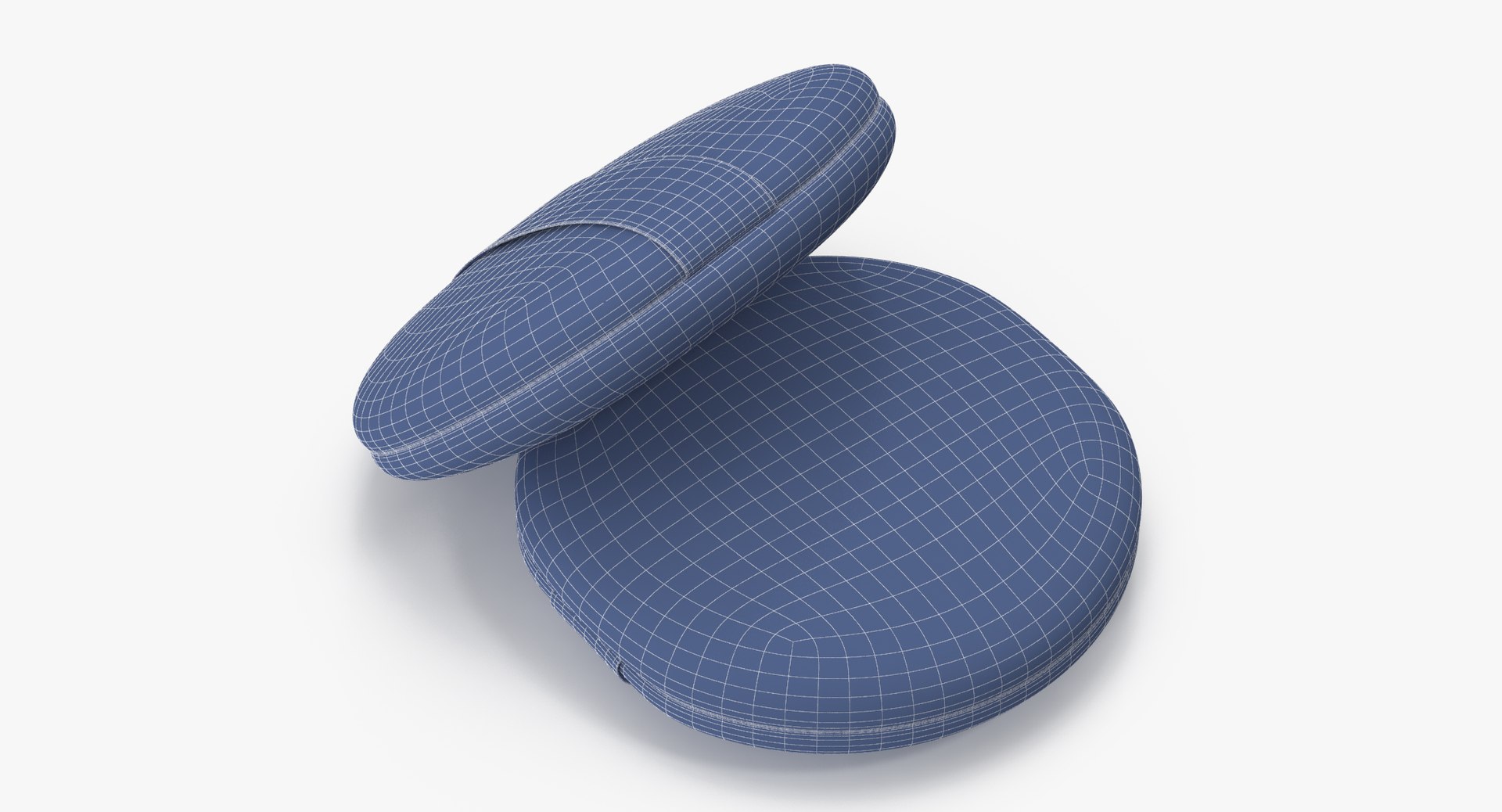 3d Powder Puff Model