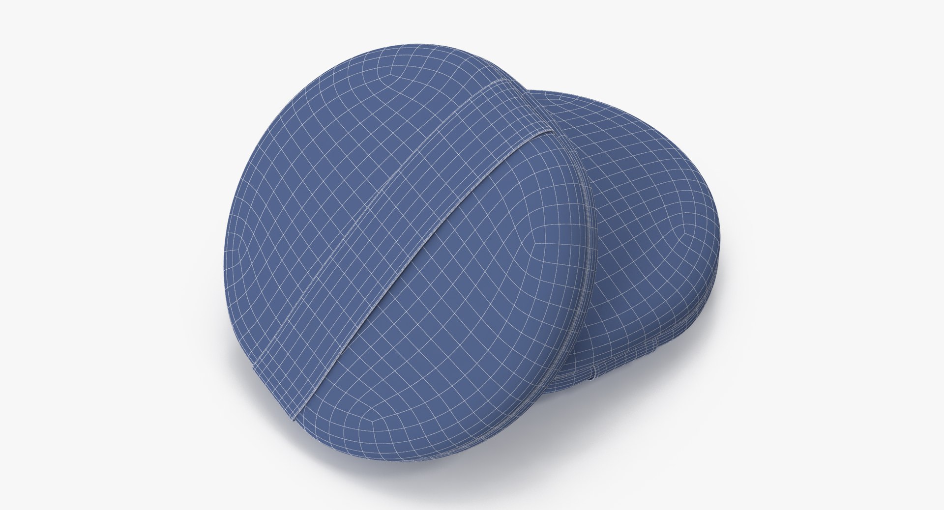 3d Powder Puff Model