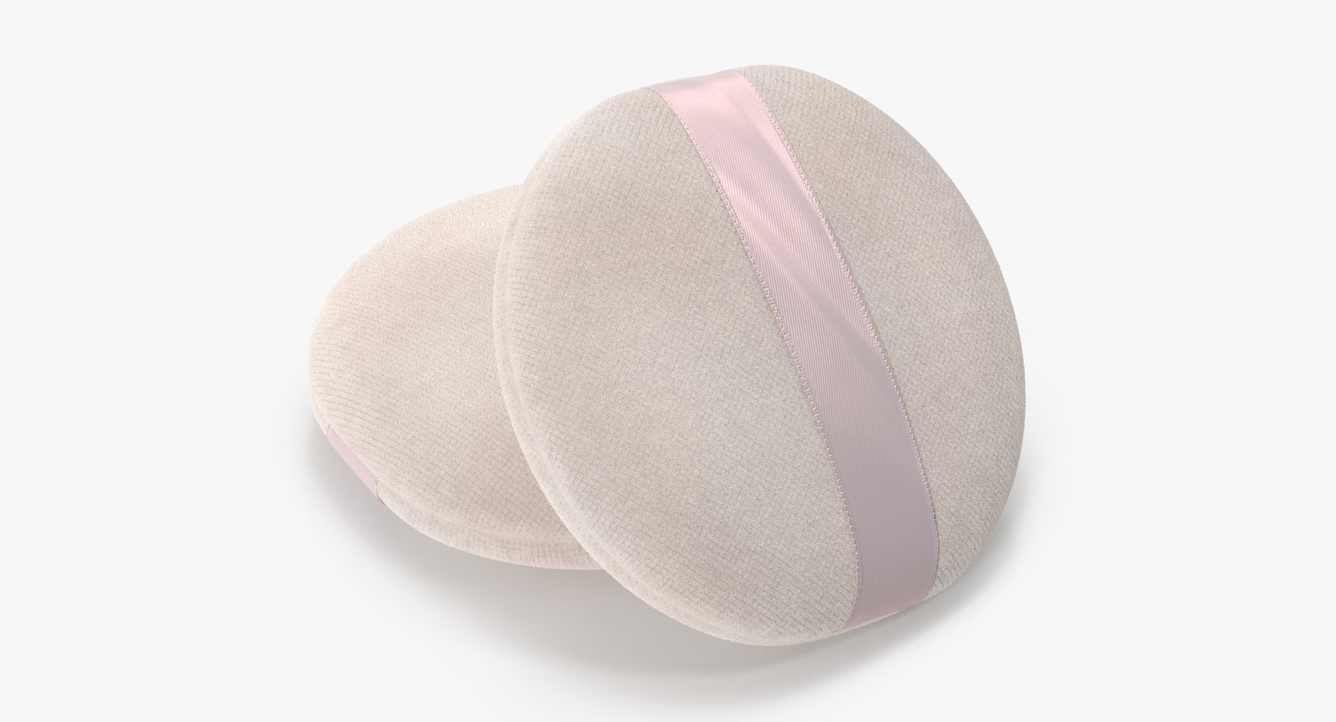 3d Powder Puff Model