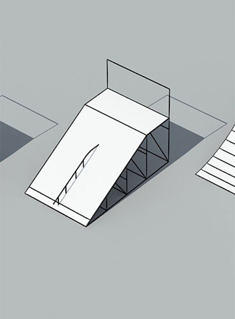 Skate Ramps 3d Model