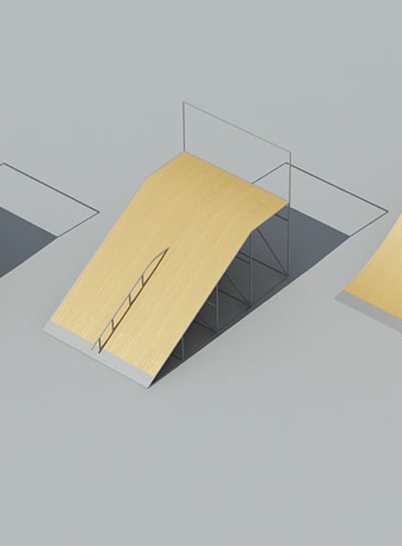 Skate Ramps 3d Model